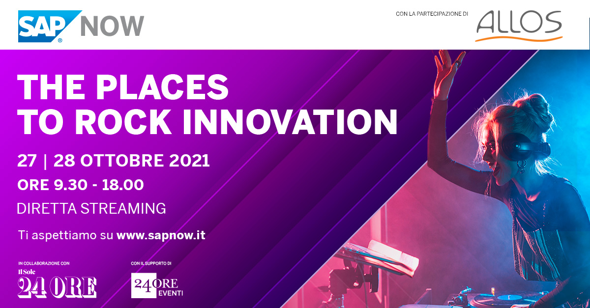 #RockToInnovation | Allos e Pirelli al SAP NOW 2021 | Allos