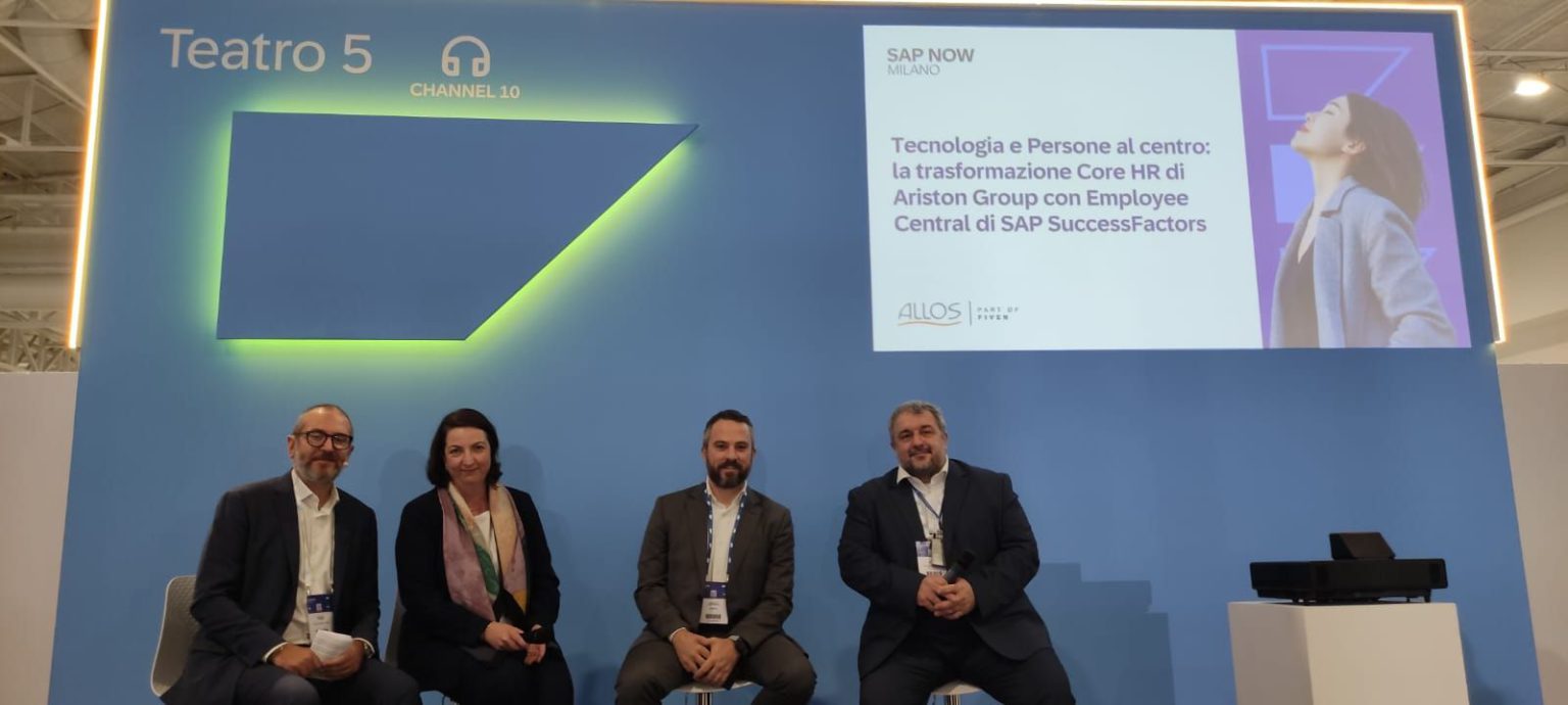 Allos | Part of Fiven con Ariston Group al SAP NOW 2024